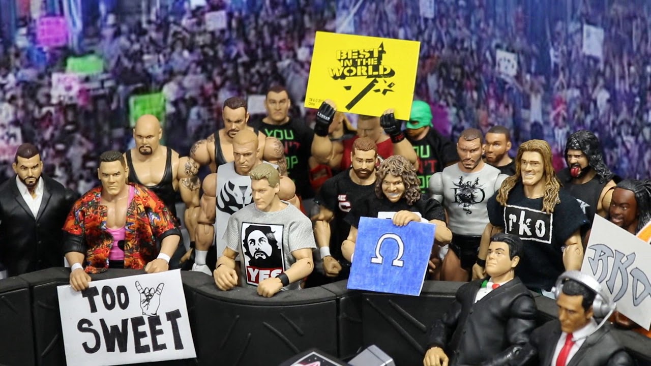 HOW TO MAKE CROWD SIGNS FOR YOUR WWE FIGURE ARENA! - YouTube