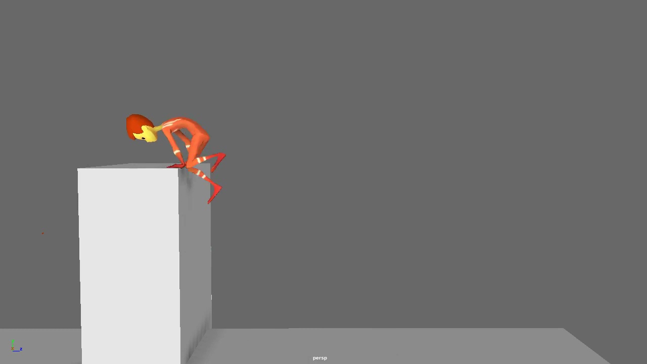 Character wall climb animation - YouTube