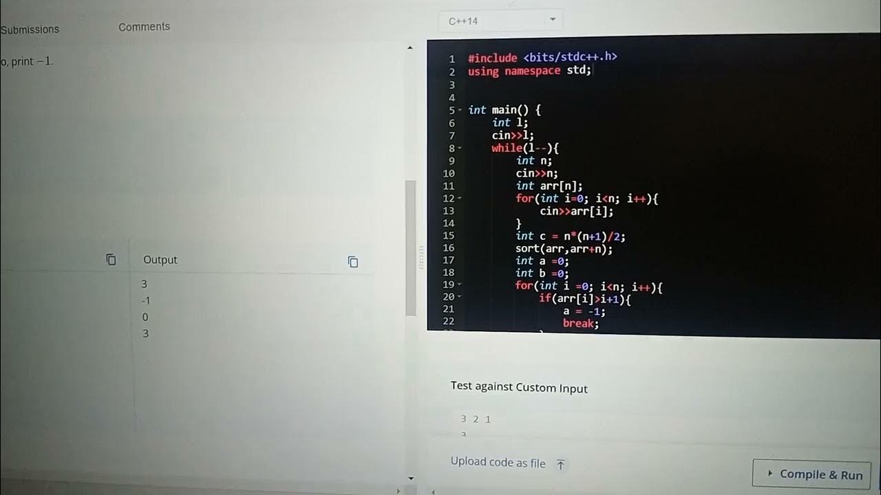 Convert To Permutation Codechef Solution Youtube