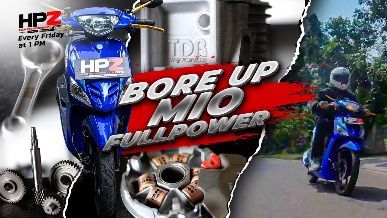 Mio Ini Bore Up Lengkap dengan Head Klep Besar - YouTube