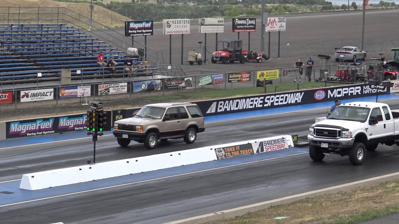 1994 Explorer drag race - YouTube