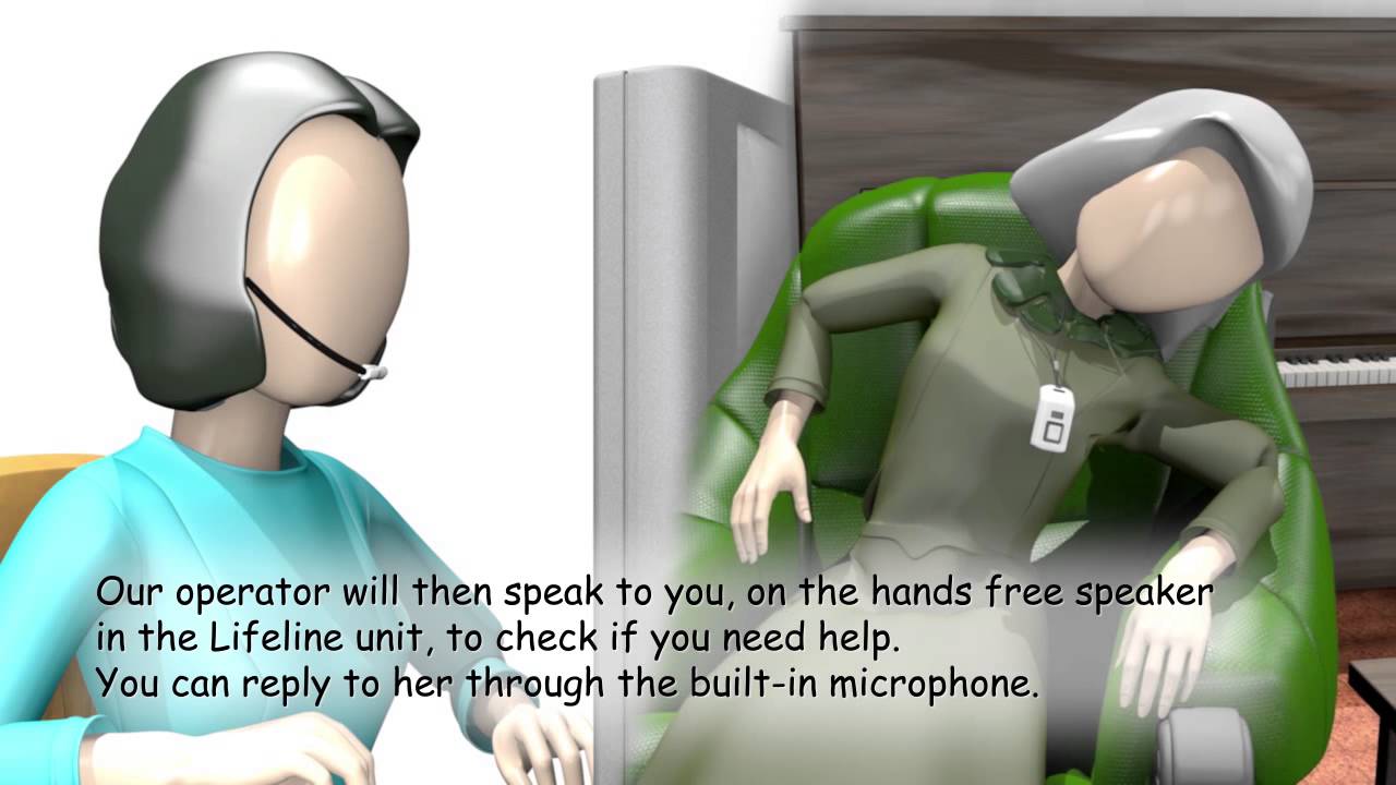 Tunstall Emergency Response - Showing how the Lifeline Dual Works - YouTube