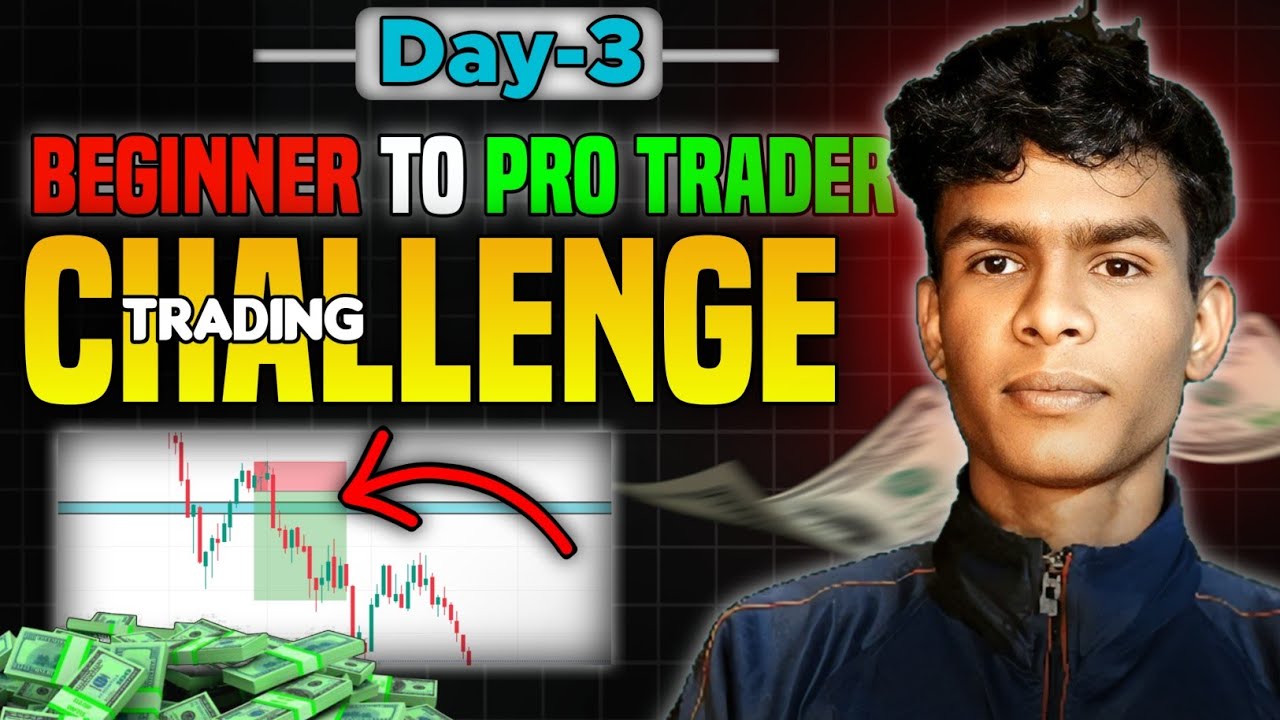🔴 Day.3 beginner to pro trader // aaj market me 1 rupya ke karan hamara sl hit ho gaya 😥 - YouTube