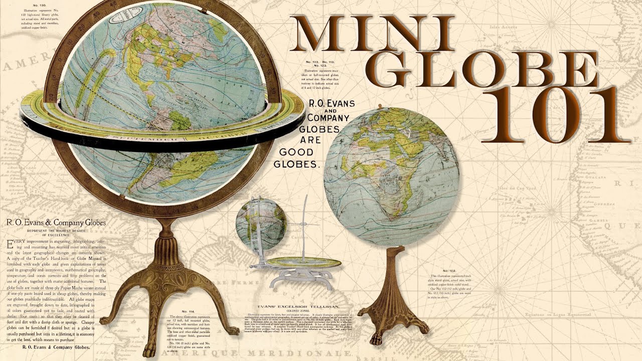 MINI GLOBE 101 | TUTORIAL - part 3 of mini globe series - YouTube