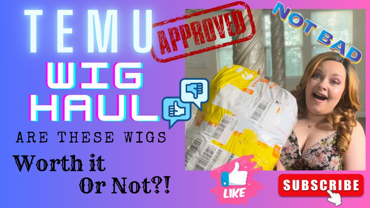 Temu Haul Cheap wigs 👀 Come see what I got! Worth it or Not?! Pt. 1 # ...