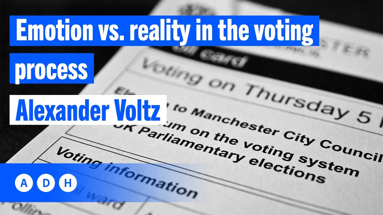 Emotion vs. reality in the voting process: Alexander Voltz | Spectator ...