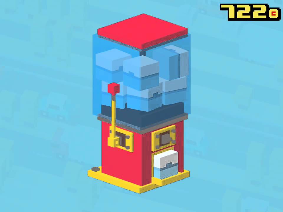 Crossy Road - 13 Prize Machine Spins! - YouTube