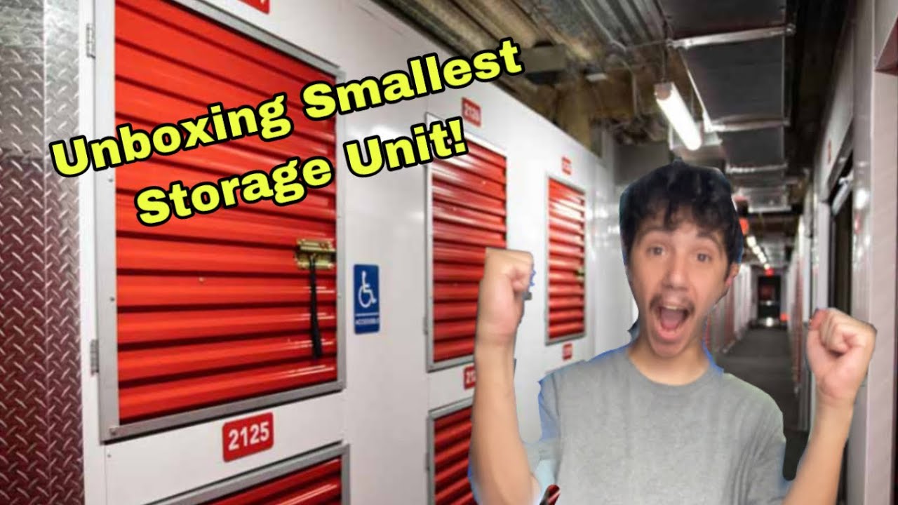 Selling At Flea Market and Unboxing SMALLEST Storage Unit EVER! - YouTube