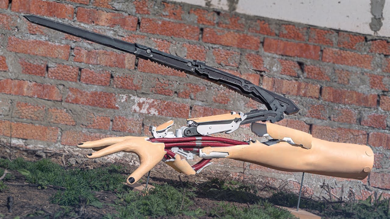 HOW TO MAKE MANTIS BLADES FROM CYBERPUNK2077 DIY - YouTube