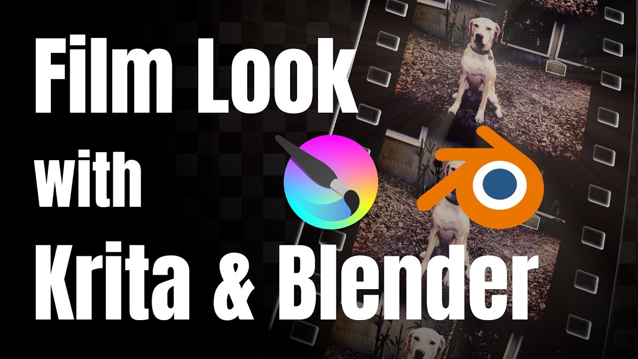 Get Amazing Film Effects: Draw Your Own Textures! [Krita & Blender ...