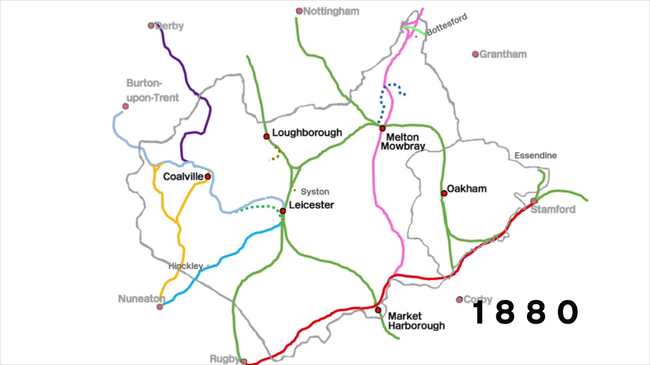 The Railways of Leicestershire and Rutland - YouTube