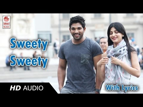 Race Gurram Songs | Sweety Song Lyric | Allu Arjun, Shruti hassan, S.S Thaman