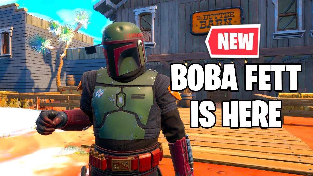*NEW* Boba Fett skin gameplay - Fortnite Battle Royale - YouTube