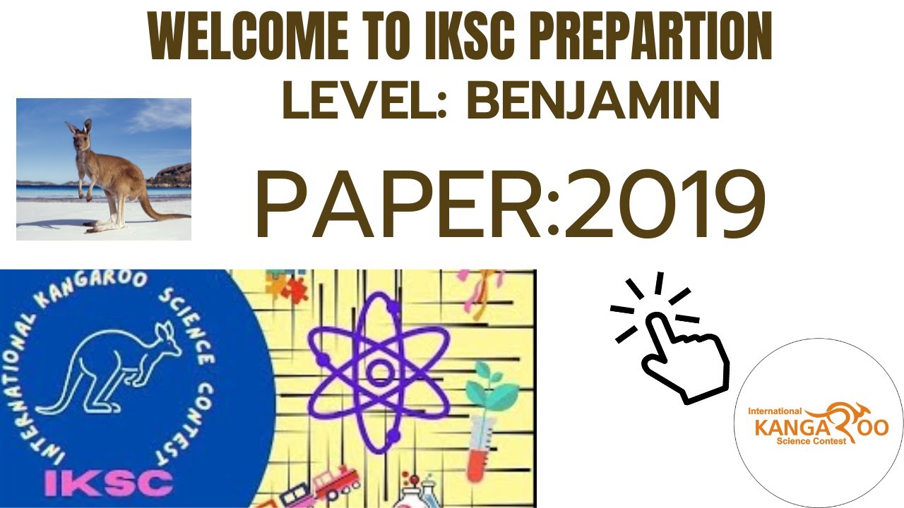 IKSC BENJAMIN 2019 Question and Answers Paper Solution #2024# ...