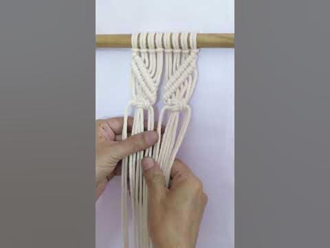 DIY : Macramé Pattern Tutorial - YouTube
