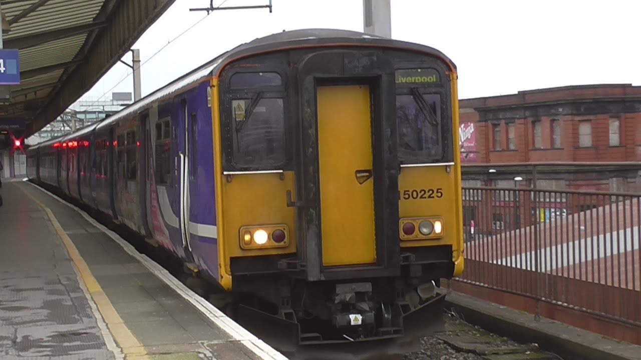Northern Rail 150225 + 156460 Departs Manchester Piccadilly For ...