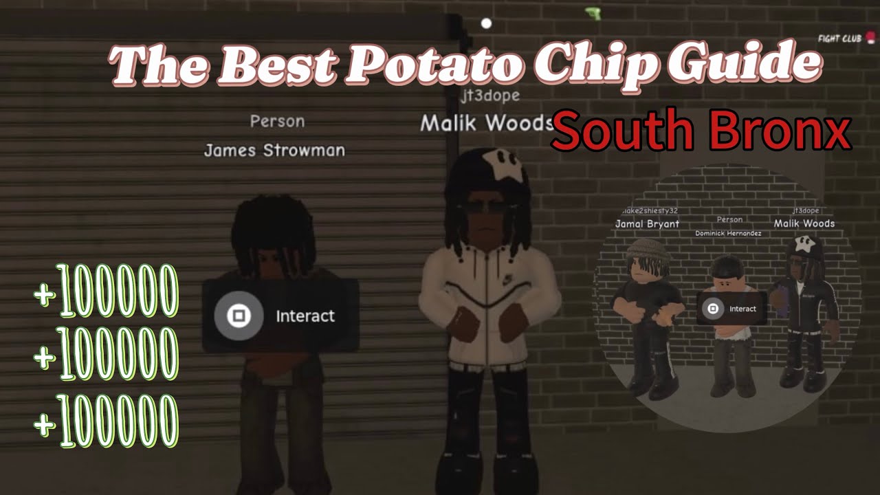 South Bronx Potato / Hot Chip Selling Guide #roblox #southbronxroblox # ...