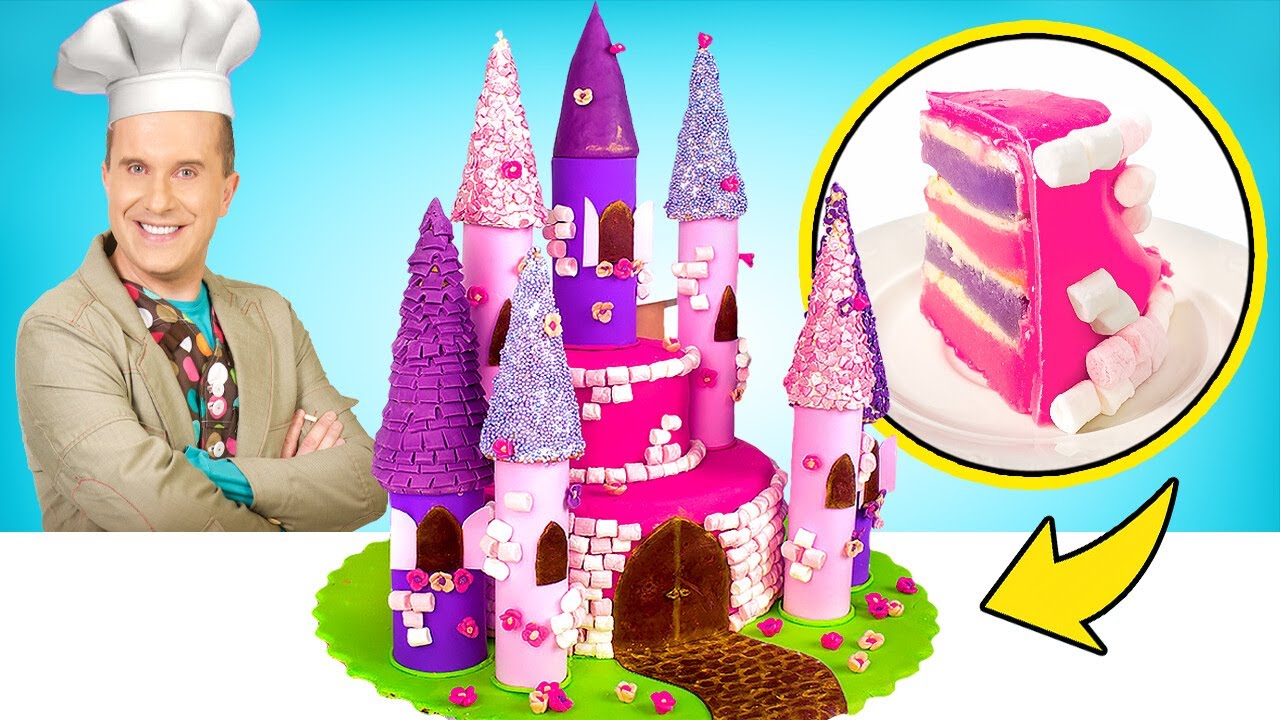 🍰Bake Your Dream Princess Castle Cake🏰 |Baking Adventure for Kids by ...