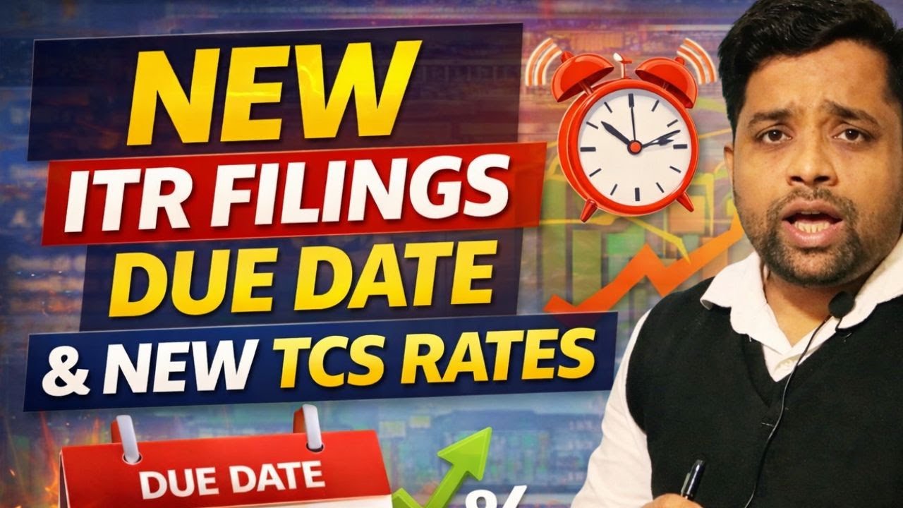 🚨 New ITR Due Dates & TCS Rates | Budget 2026 Explained 🔥 - YouTube