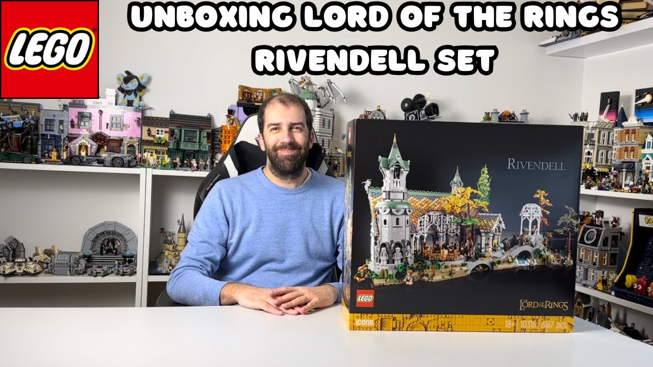 Unboxing LEGO Lord Of The Rings Rivendell Set (10316) - YouTube