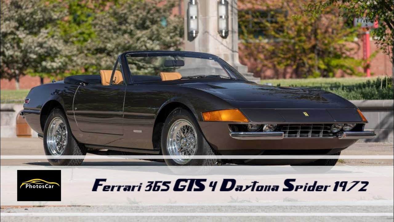 Ferrari 365 GTS 4 Daytona Spider 1972 - YouTube