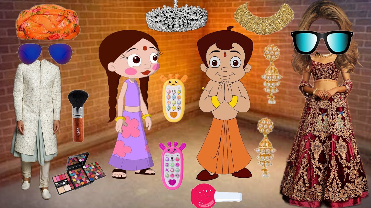 Talking Dulha and Dulhan ka funny makeup comedy video || comedy video ...