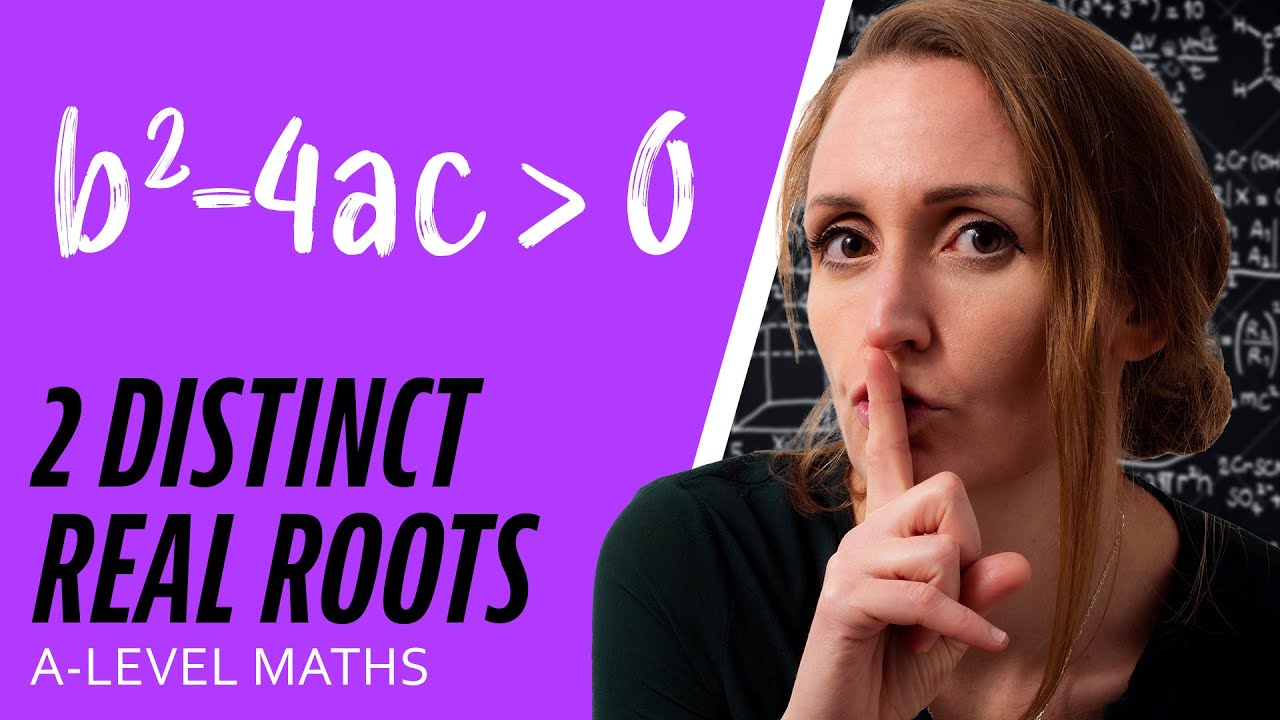 Two Distinct Roots Of A Quadratic Equation Taught By A Maths Graduate 👩