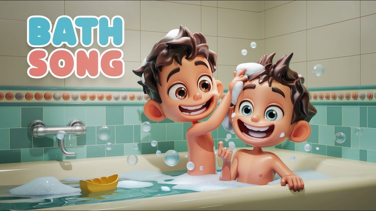 Bath Time Party! | Fun Bath Song for Kids and Toddlers - YouTube Music