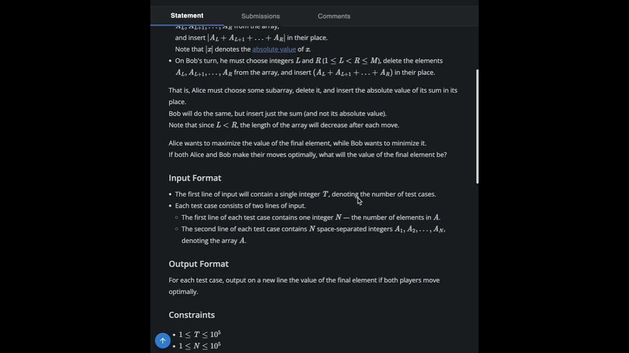 Codechef Starters 130 Division 3 | Updating A - YouTube