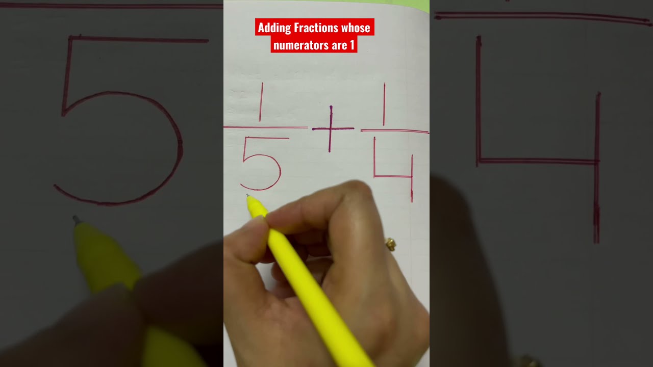 Adding Fractions Whose Numerators Are 1 math tutor mathtrick Adding Fractions Whose Numerators Are 1 math tutor mathtrick