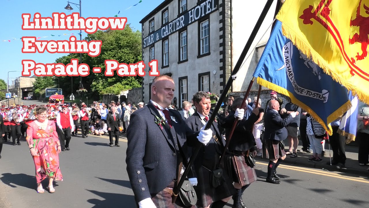 Linlithgow Marches - Evening Parade 1 - YouTube