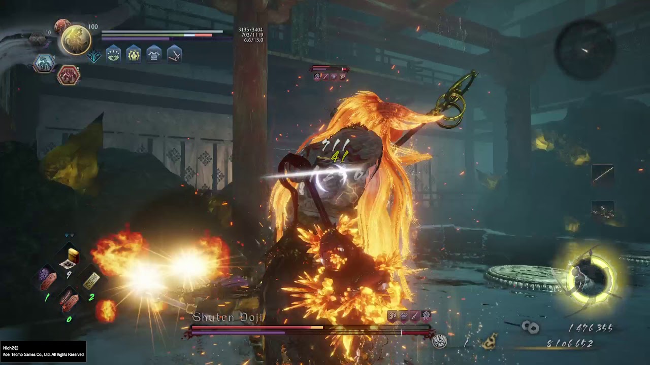 Nioh 2 calamity's pulse mission (Tonfa and scythe build) - YouTube