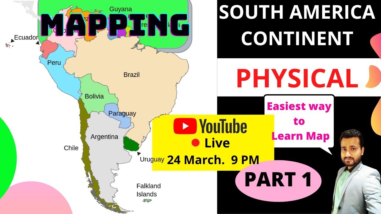 Physical features of south america | South America continent geography ...
