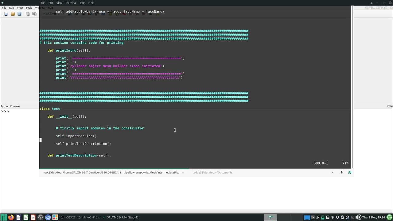 OpenFoam Intermediate 118 - adding faces to mesh and attempting to export - YouTube