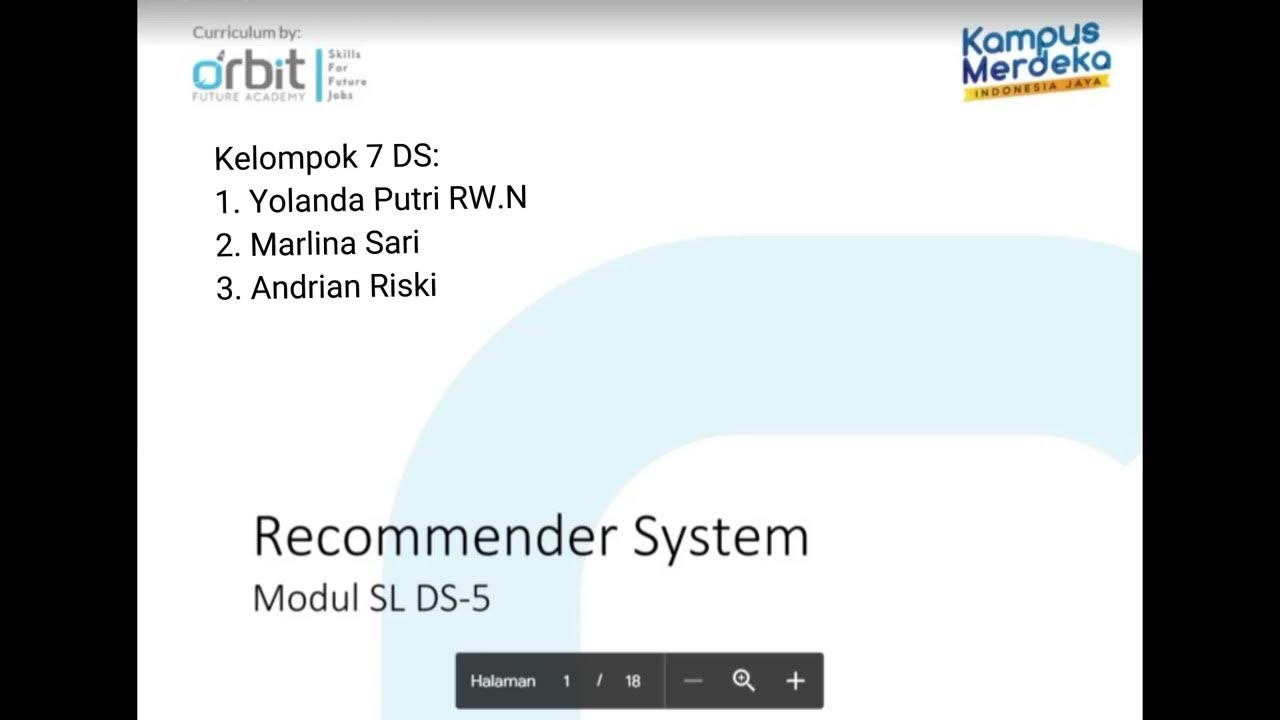 Sistem Rekomendasi Film Menggunakan Metode Collaborative Filtering ...