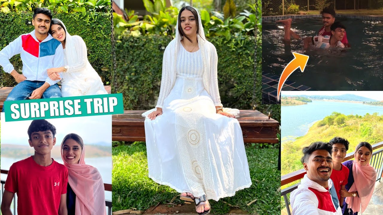 Surprise Trip For Bengu and Hiba 🤩| Bengu Swimming pool ൽ മുങ്ങി 😂 ...