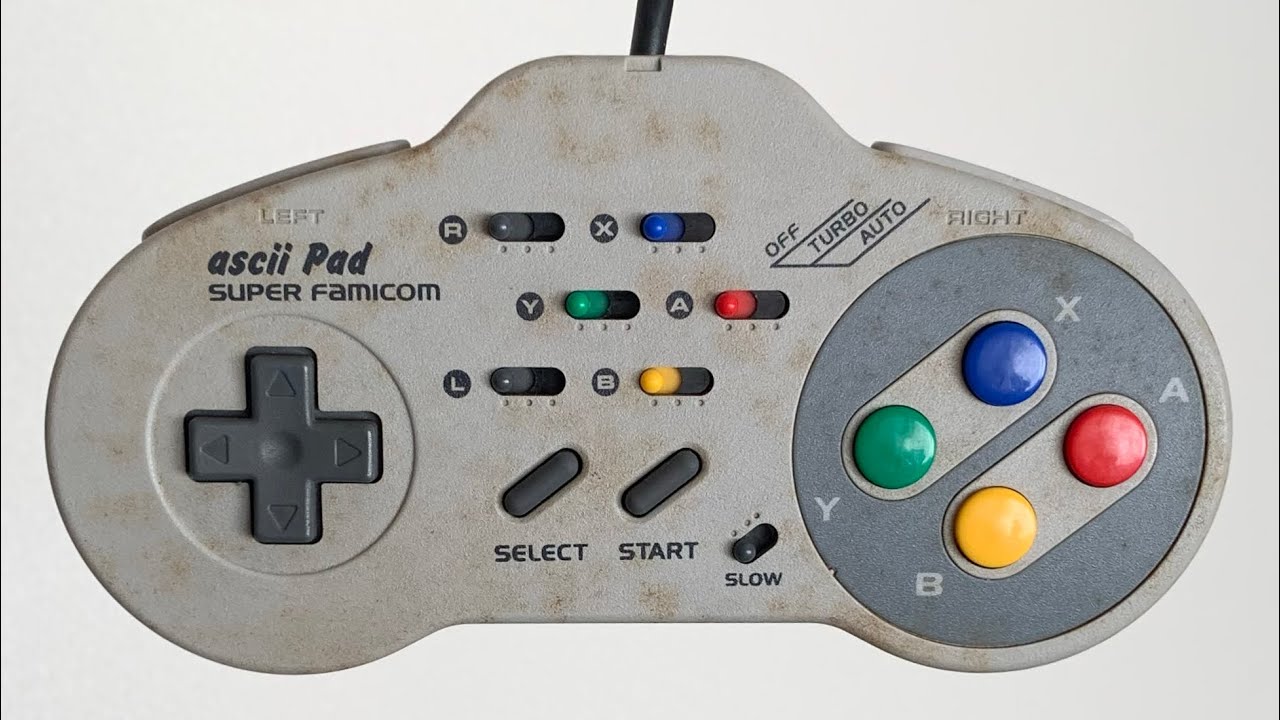 Cleaning up a gross ASCII Pad for the Super Famicom - YouTube
