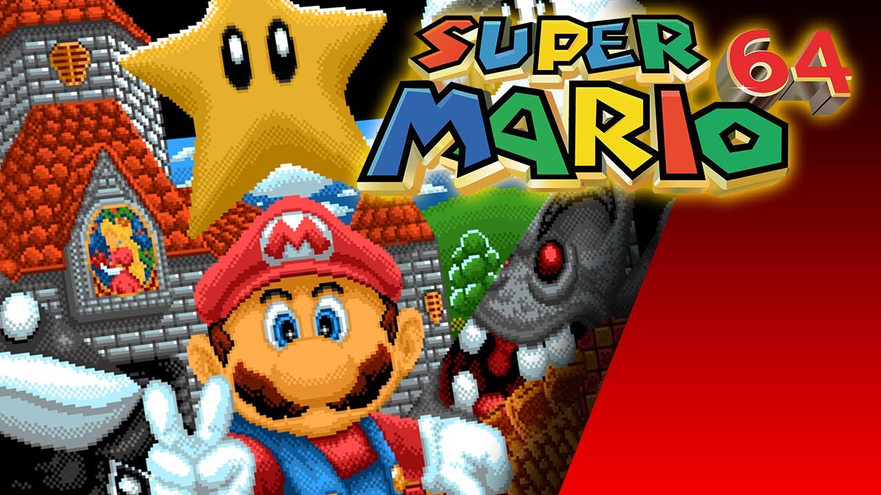 Super Mario 64 - Pixel Art Timelapse - YouTube