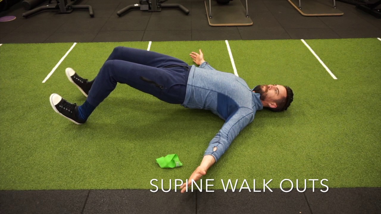 SUPINE WALK OUTS - YouTube