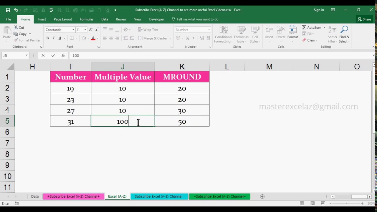 How To Round Up Or Down Nearest Multiple Number Specified By The User In Excel 2016 YouTube how-to-round-up-or-down-nearest-multiple-number-specified-by-the-user-in-excel-2016-youtube