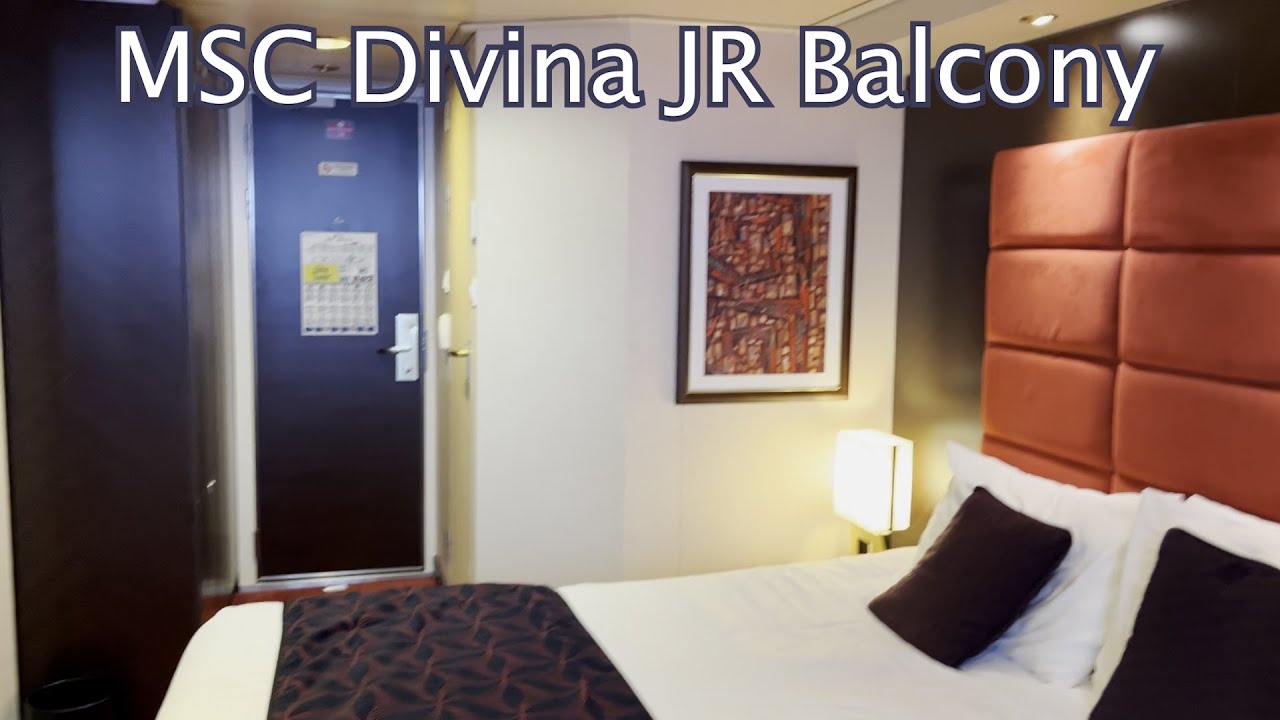 MSC Divina JR Balcony Cabin 11223 - YouTube