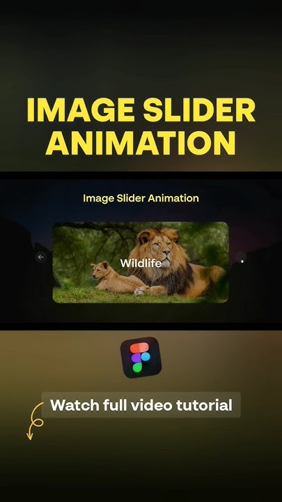 Stunning image slider animation in figma 🔥 #shorts - YouTube