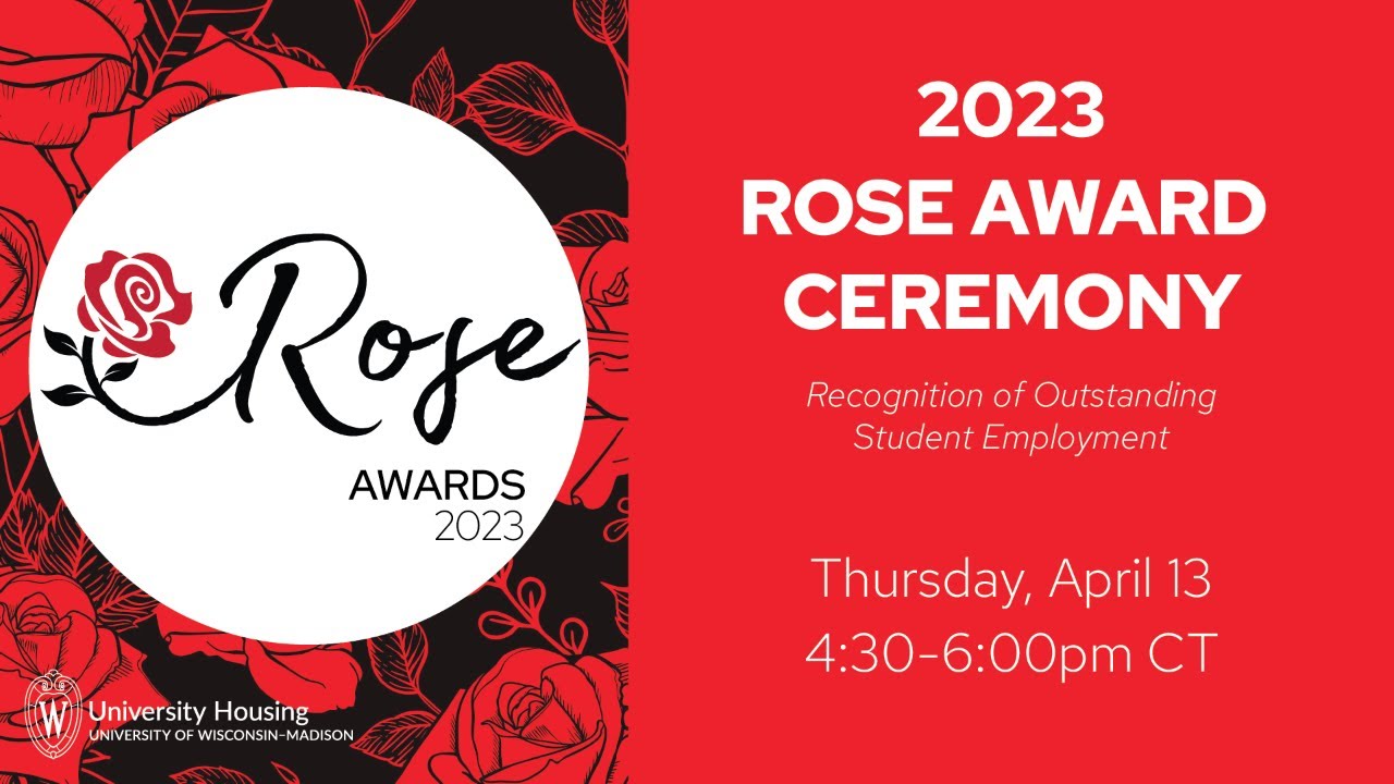 2023 Recognition of Outstanding Student Employee (ROSE) Awards - YouTube
