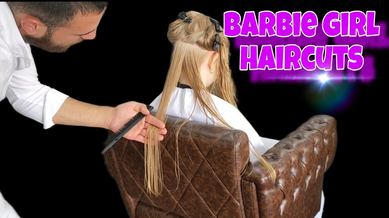 Real barbie girl came to the hairdresser to get a haircut. Haircuts for ...