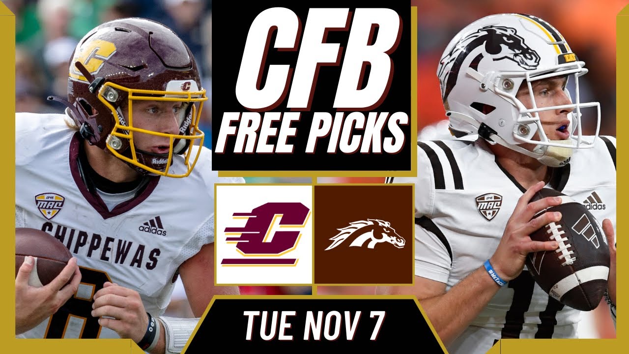 CENTRAL MICHIGAN vs. WESTERN MICHIGAN CFB Picks & Prediction | College ...