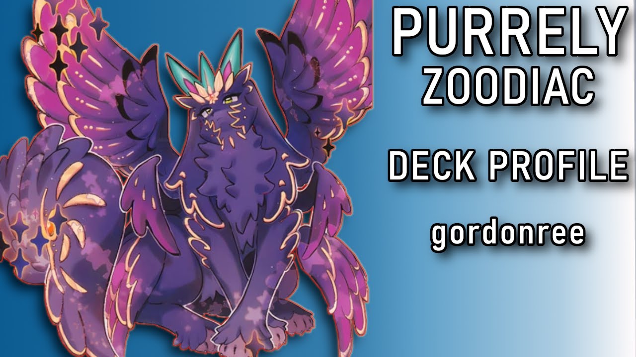 PURRELY ZOODIAC - Yu-Gi-Oh! Deck Profile (DBAD TCG Format) - YouTube