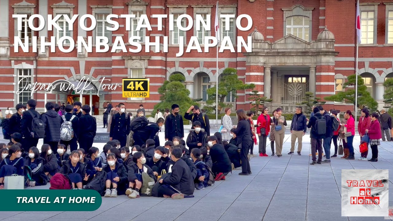 [4KHDR]Japan 4k walk 2022 |Travel at home Walk around Nihonbashi Tokyo ...