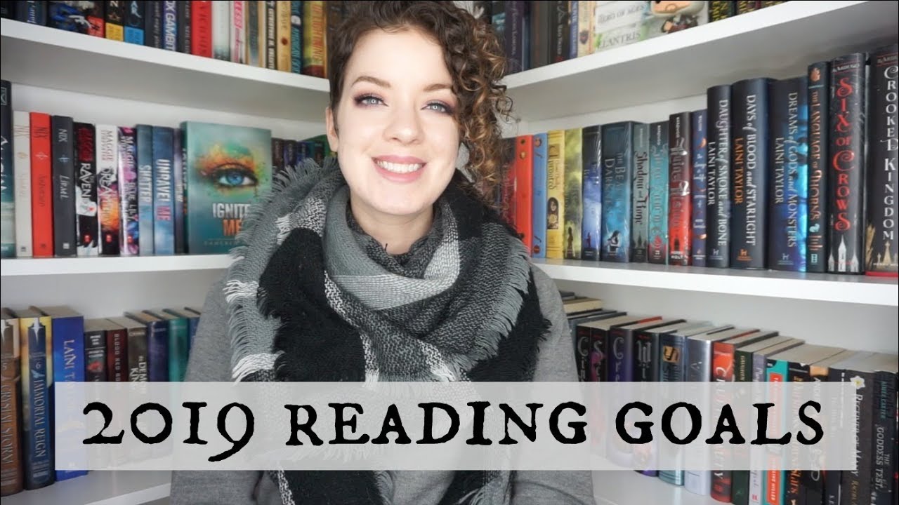 2019 READING GOALS + ANNUAL TBR - YouTube