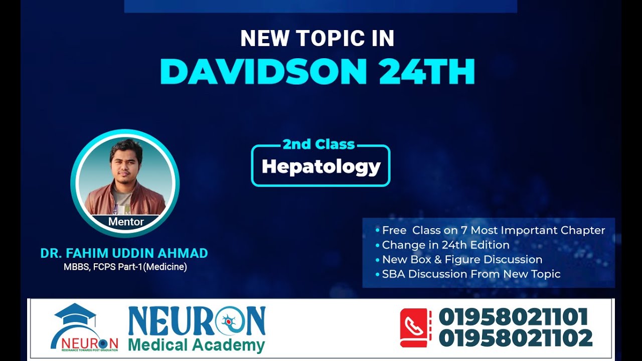 New topic in Davidson 24th Edition ( Hepatology ) - YouTube