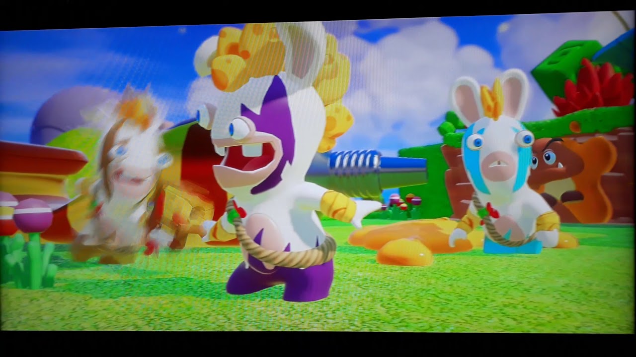 raving rabbid goodness- mario+ rabbids kingdom battle - YouTube